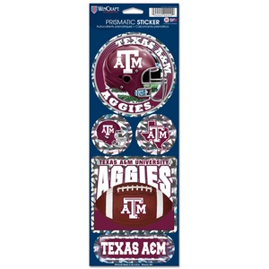 Texas A&M University Aggies Football - Prismatic Decal Set at Sticker ...