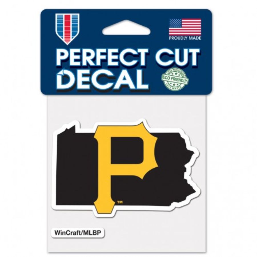 Pittsburgh Pirates Home State Pennsylvania - 4x4 Die Cut Decal at ...