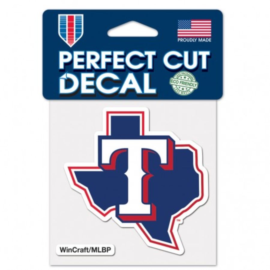 Texas Rangers Home State Texas - 4x4 Die Cut Decal at Sticker Shoppe