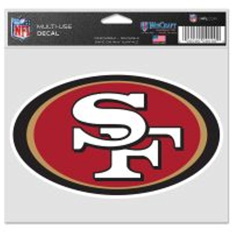 San Francisco 49ers Logo - 5x6 Ultra Decal at Sticker Shoppe