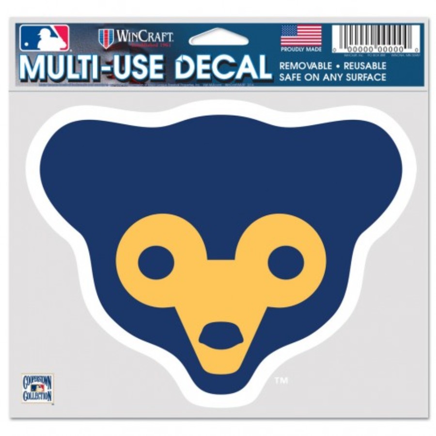 Chicago Cubs Retro Cooperstown Logo - 5x6 Ultra Decal at Sticker Shoppe