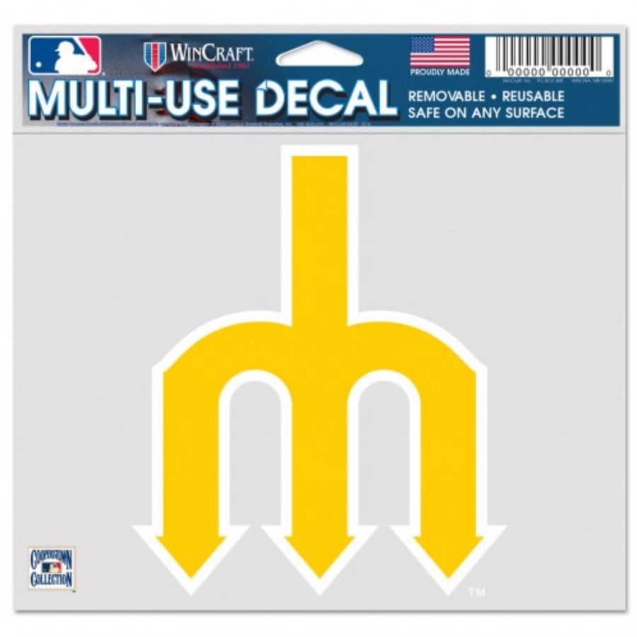 Seattle Mariners Retro Cooperstown Logo - 5x6 Ultra Decal at Sticker Shoppe