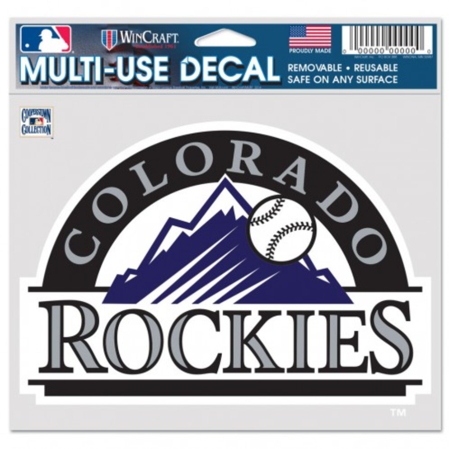 Colorado Rockies Retro Cooperstown Logo - 5x6 Ultra Decal at Sticker Shoppe