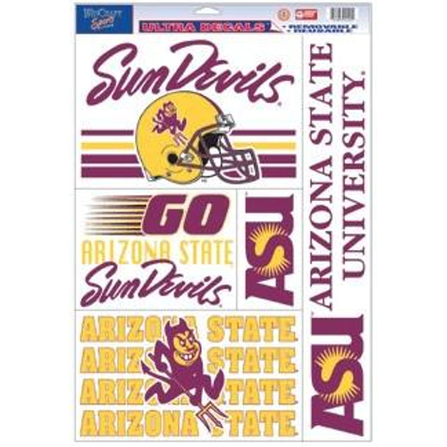 Arizona State University Sun Devils Football - Set of 5 Ultra Decals at ...