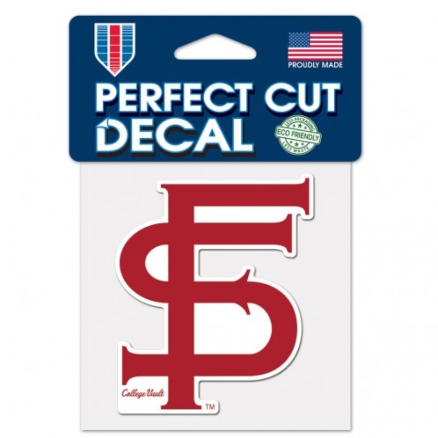 Florida State University Seminoles Retro - 4x4 Die Cut Decal at Sticker ...