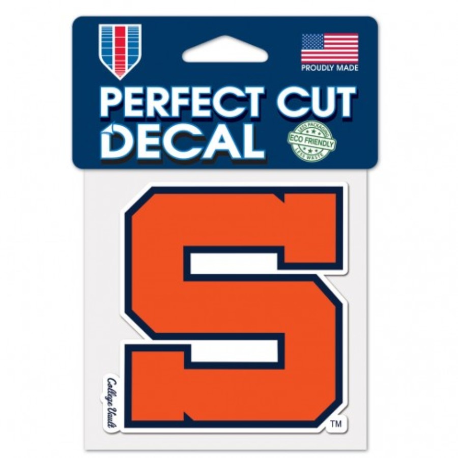 Syracuse University Orange Retro - 4x4 Die Cut Decal at Sticker Shoppe