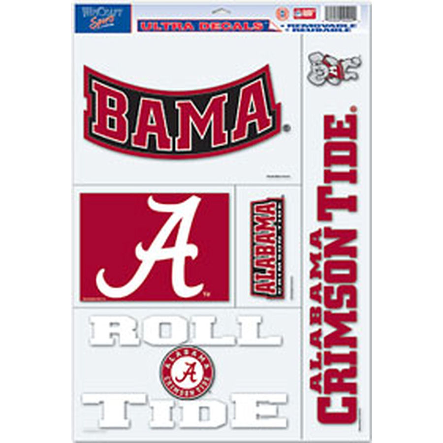 University of Alabama Crimson Tide - Set of 5 Ultra Decals at Sticker ...