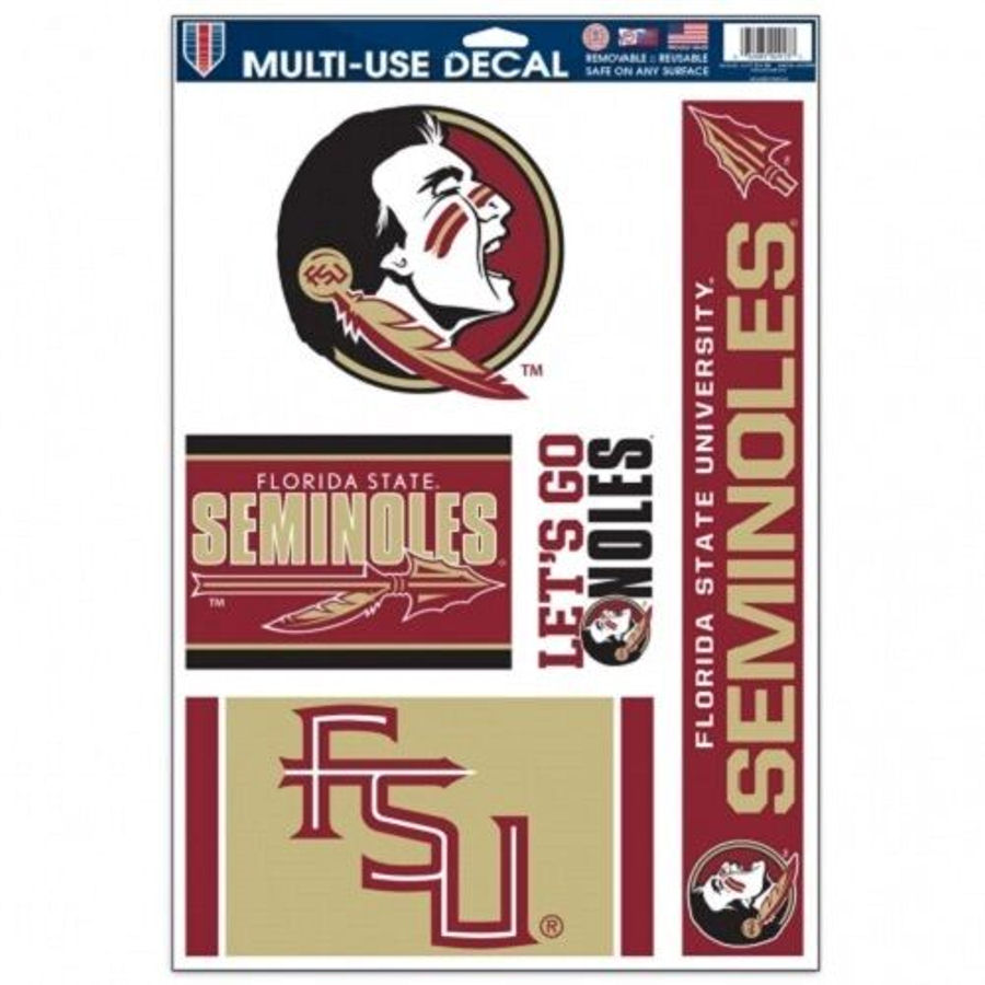 Florida State University Seminoles - Set of 5 Ultra Decals at Sticker ...