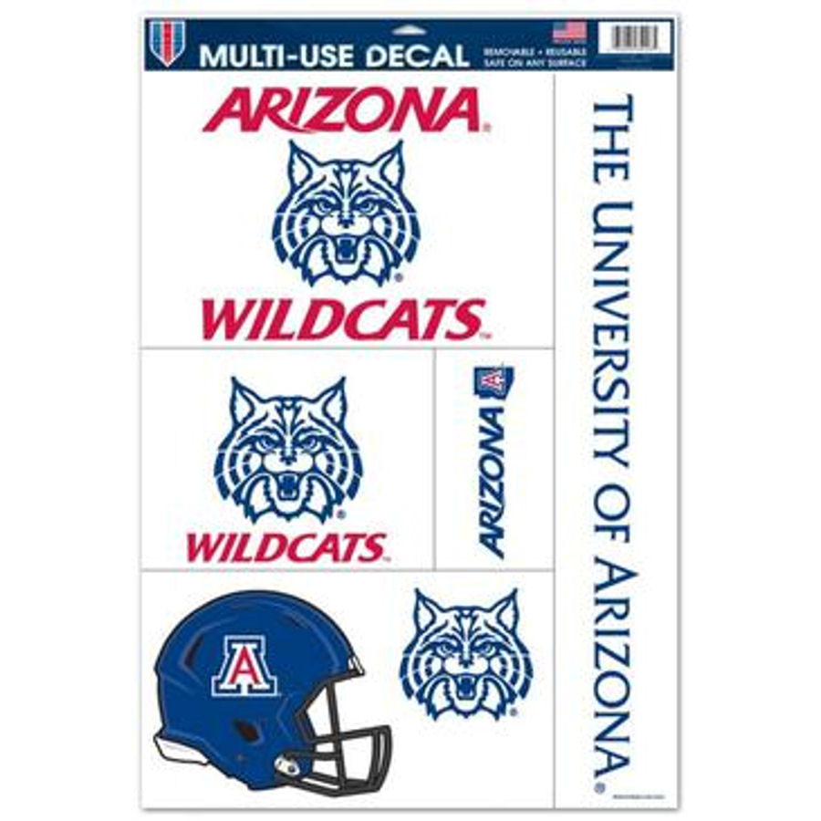 University Of Arizona Wildcats - Set of 5 Ultra Decals at Sticker Shoppe