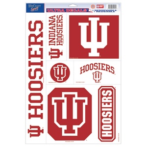 Indiana University Hoosiers - Set of 5 Ultra Decals at Sticker Shoppe