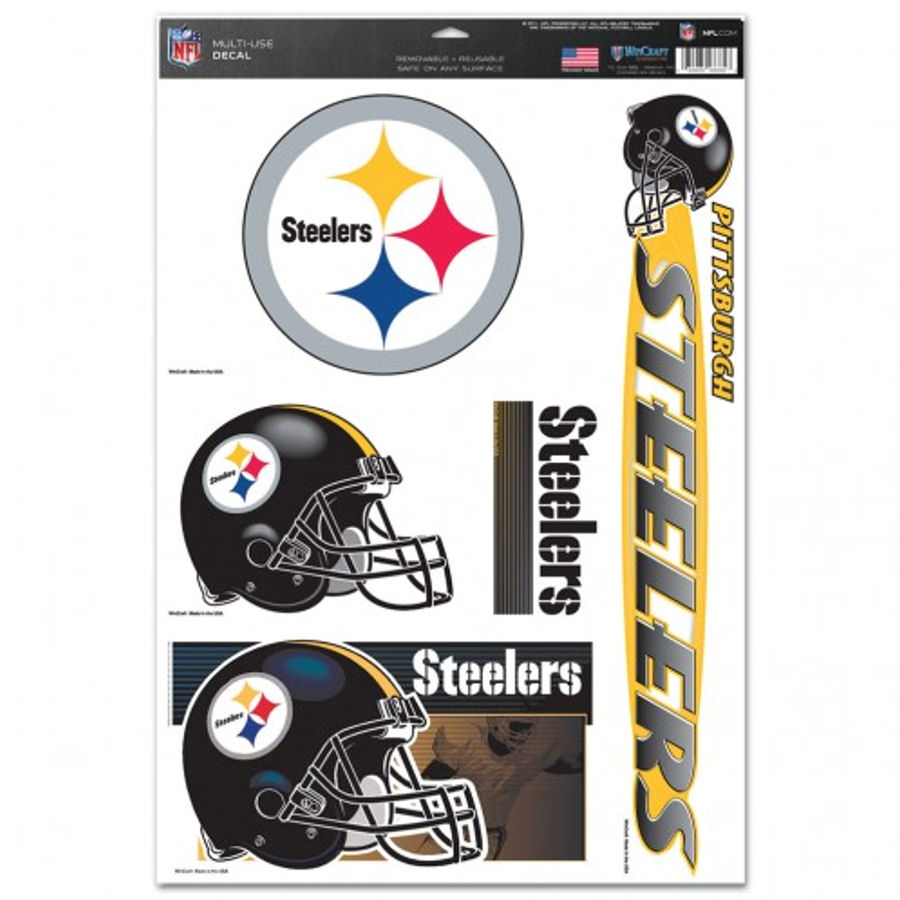 Pittsburgh Steelers - Set of 5 Ultra Decals at Sticker Shoppe