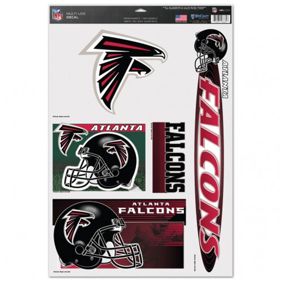 Atlanta Falcons - Set of 5 Ultra Decals at Sticker Shoppe