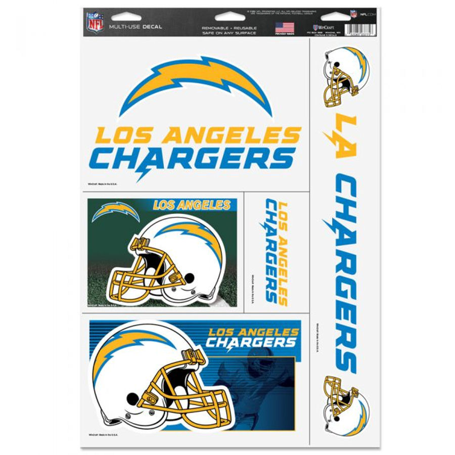 Los Angeles Chargers 2020 Logo - Set of 5 Ultra Decals at Sticker Shoppe