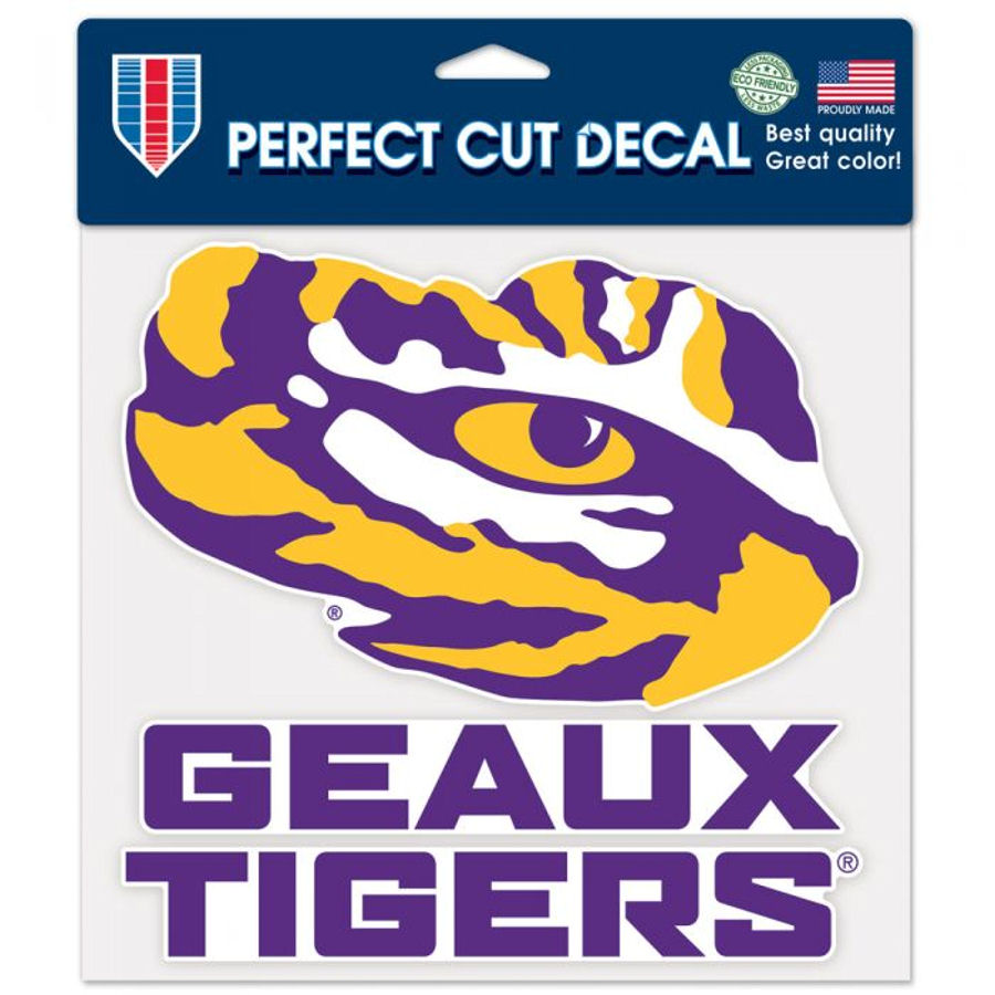 Louisiana State University LSU Tigers Geaux Tigers Slogan - 8x8 Full ...