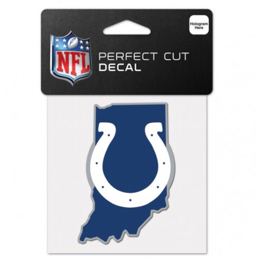 Indianapolis Colts Home State Indiana - 4x4 Die Cut Decal at Sticker Shoppe
