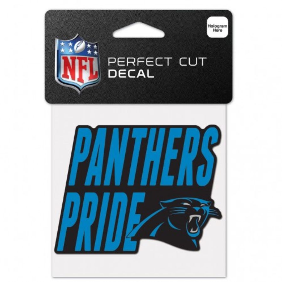 Carolina Panthers Pride Slogan - 4x4 Die Cut Decal at Sticker Shoppe