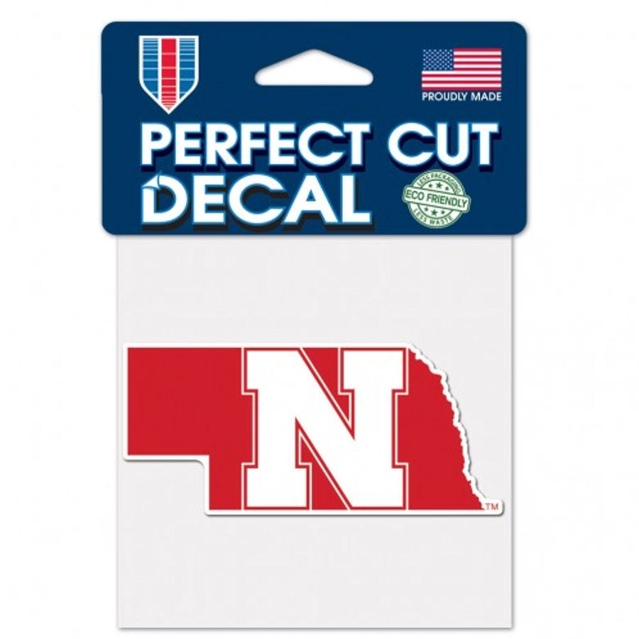 University Of Nebraska Cornhuskers - 4x4 Die Cut Decal at Sticker Shoppe