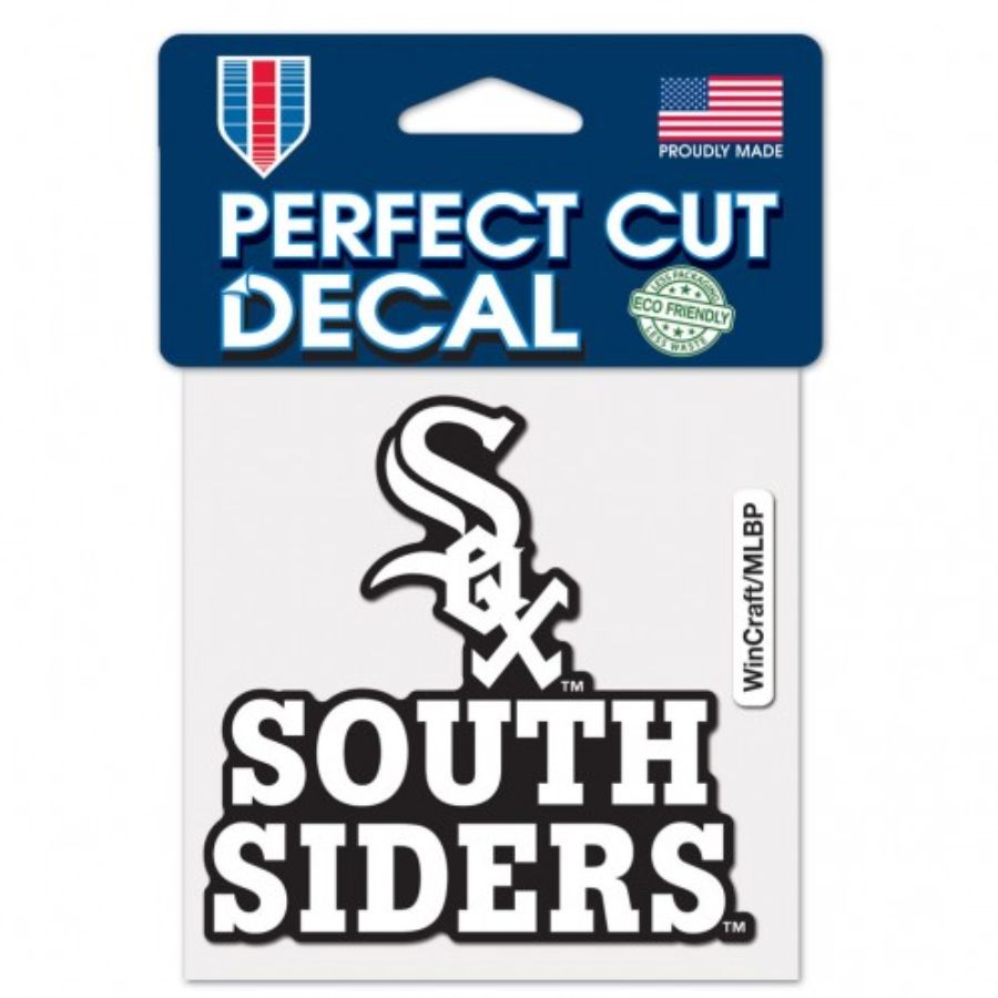 Chicago White Sox South Siders Slogan - 4x4 Die Cut Decal at Sticker Shoppe