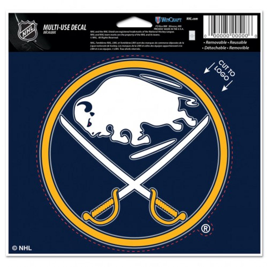 Buffalo Sabres - 4.5x5.75 Die Cut Multi Use Ultra Decal at Sticker Shoppe