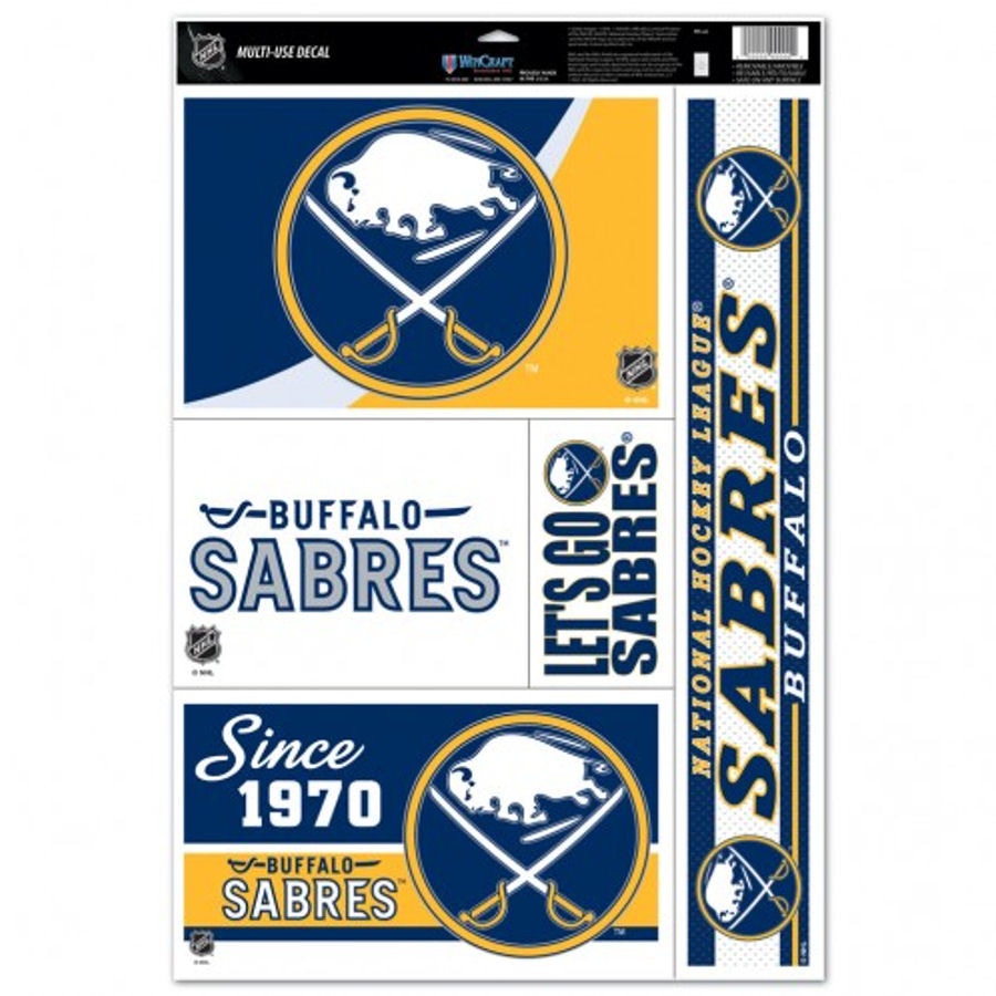 Buffalo Sabres - Set of 5 Ultra Decals at Sticker Shoppe