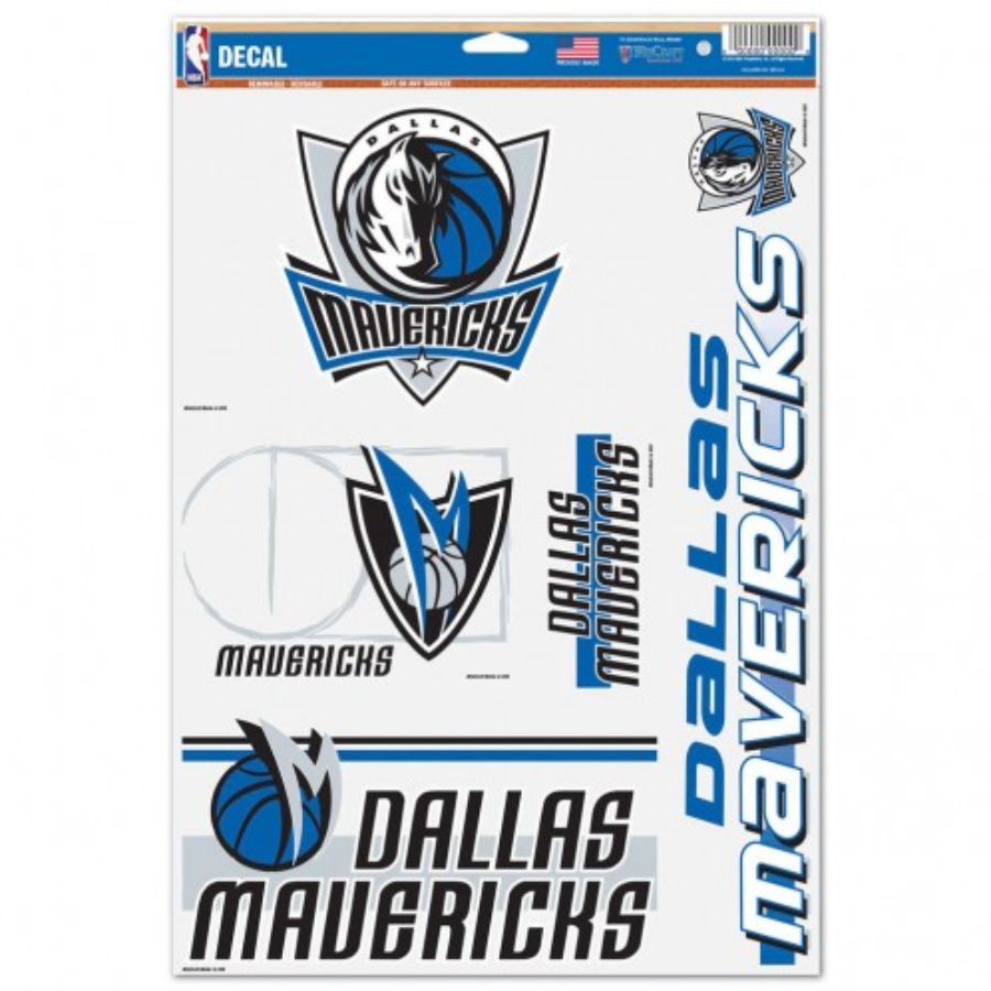Dallas Mavericks - Set of 5 Ultra Decals at Sticker Shoppe