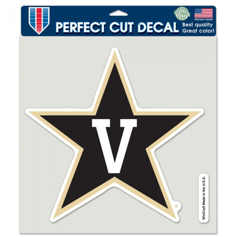 Vanderbilt University Commodores - 8x8 Full Color Die Cut Decal at ...