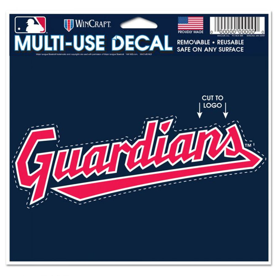 Cleveland Guardians - 4x4.5 Die Cut Ultra Decal at Sticker Shoppe