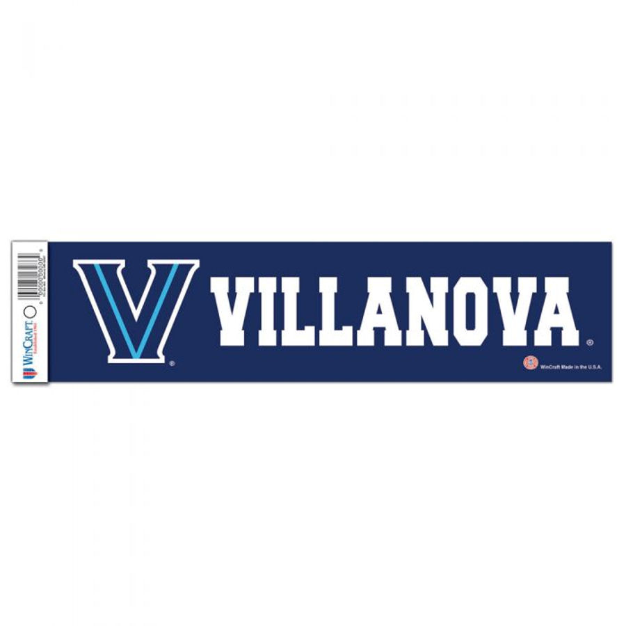 Villanova University Wildcats - 3x12 Bumper Sticker Strip at Sticker Shoppe