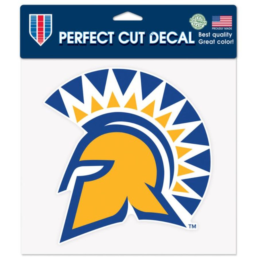 San Jose State University Spartans - 8x8 Full Color Die Cut Decal at ...