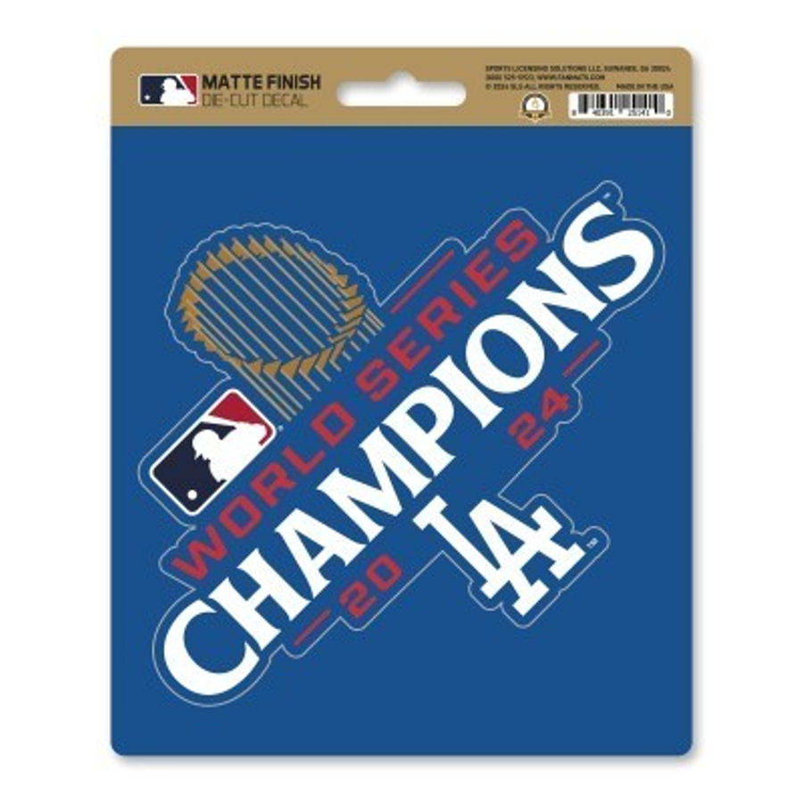 Los Angeles Dodgers 2024 World Series Champions - Vinyl Matte Sticker ...