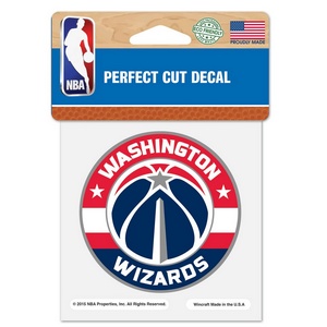 Washington Wizards Round Logo - 4x4 Die Cut Decal at Sticker Shoppe