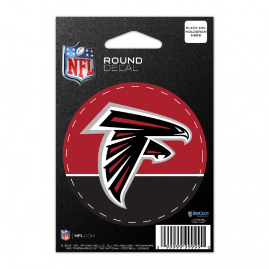 Atlanta Falcons - 3x3 Round Vinyl Sticker at Sticker Shoppe