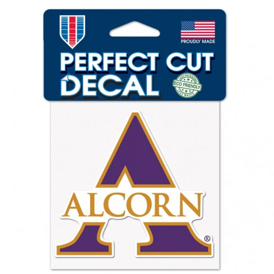 Alcorn State University Braves - 4x4 Die Cut Decal at Sticker Shoppe
