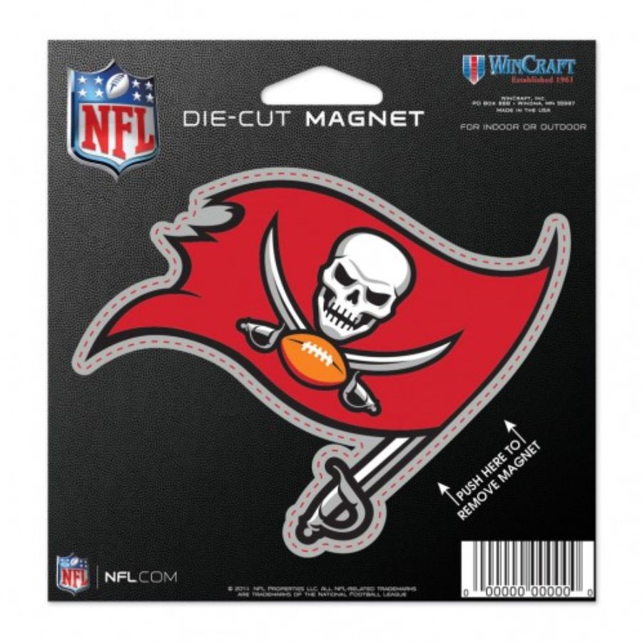 Tampa Bay Buccaneers - 4.5" Die Cut Logo Magnet at Sticker Shoppe