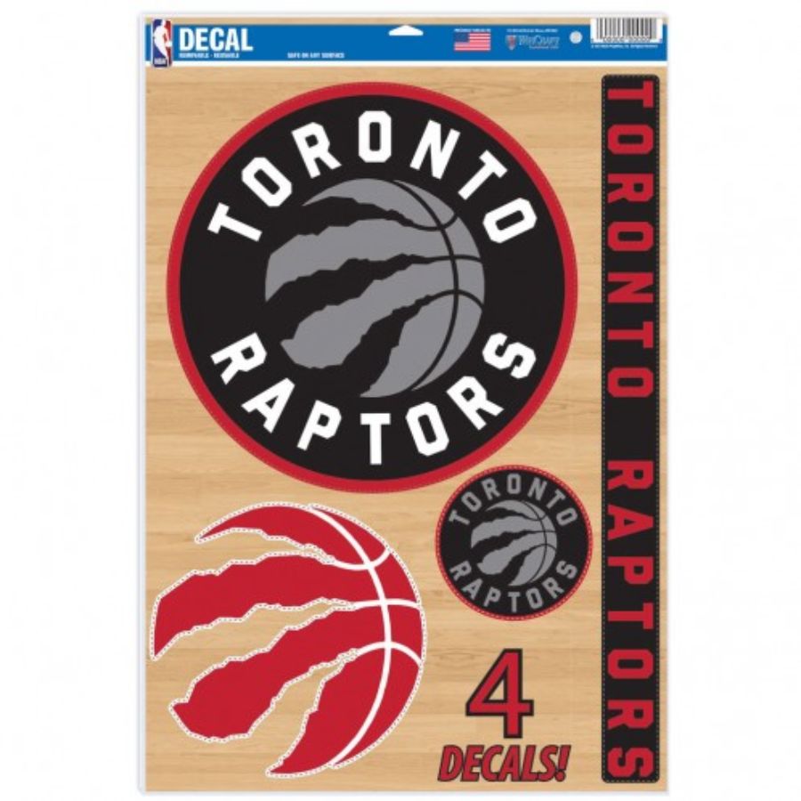 Toronto Raptors - Set of 4 Ultra Decals at Sticker Shoppe