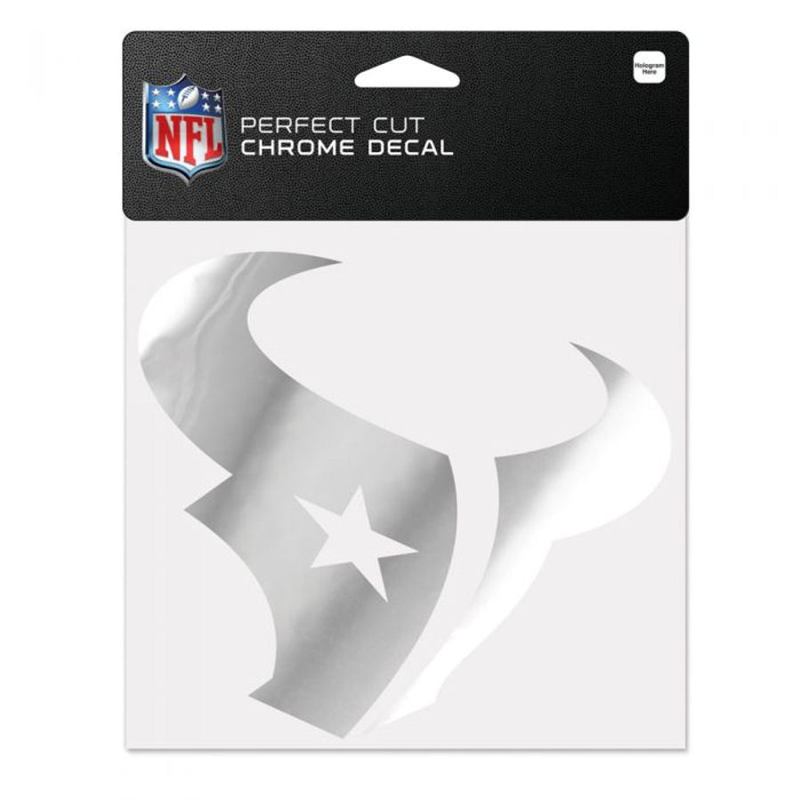 Houston Texans - 6x6 Chrome Die Cut Decal at Sticker Shoppe