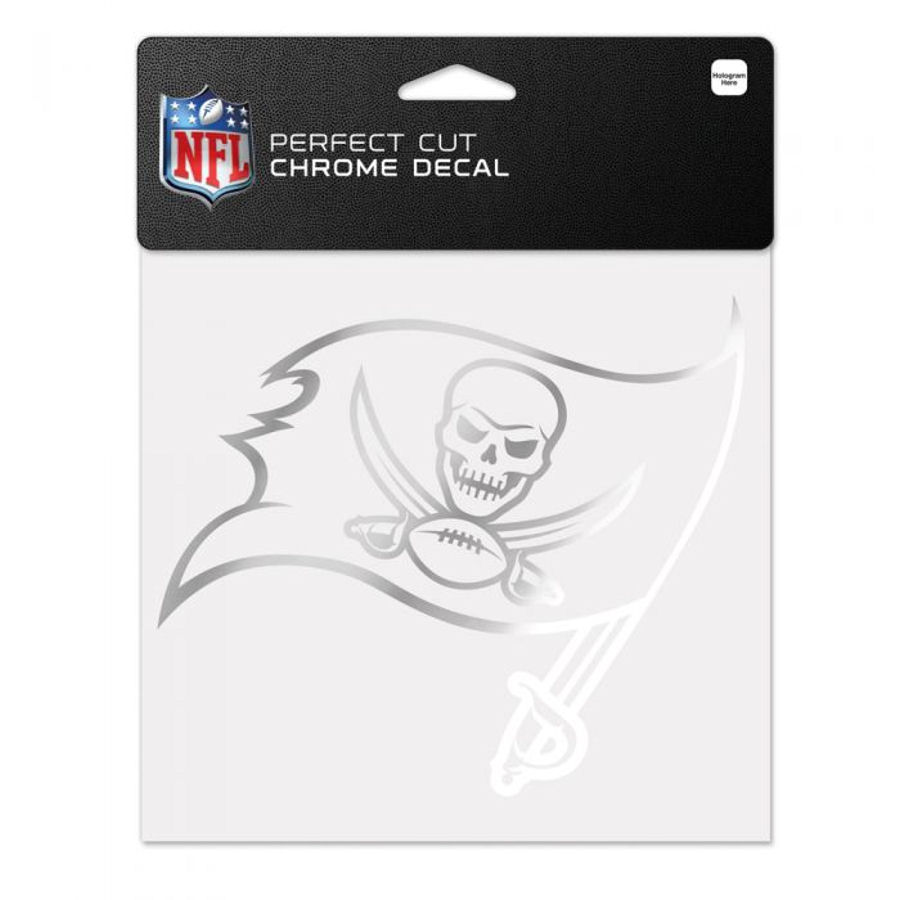 Tampa Bay Buccaneers - 6x6 Chrome Die Cut Decal at Sticker Shoppe