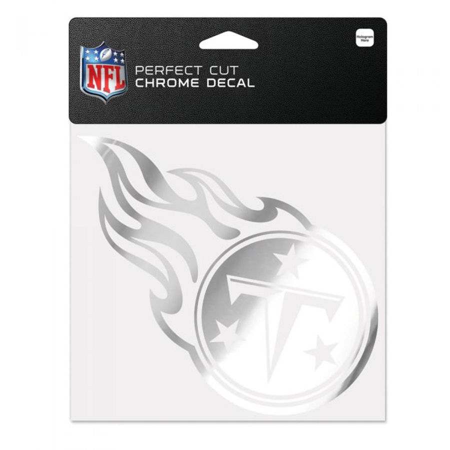 Tennessee Titans - 6x6 Chrome Die Cut Decal at Sticker Shoppe