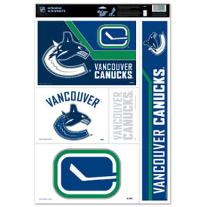 Vanocuver Canucks - Set of 5 Ultra Decals at Sticker Shoppe