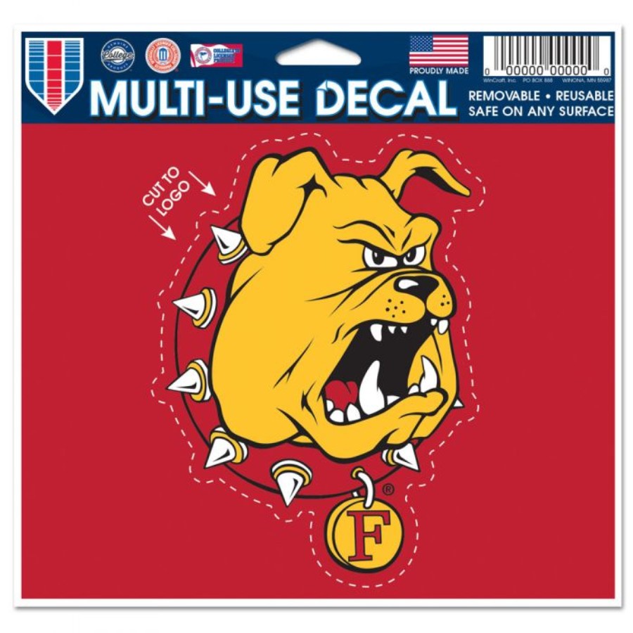 Ferris State University Bulldogs - 4.5x5.75 Die Cut Ultra Decal at ...