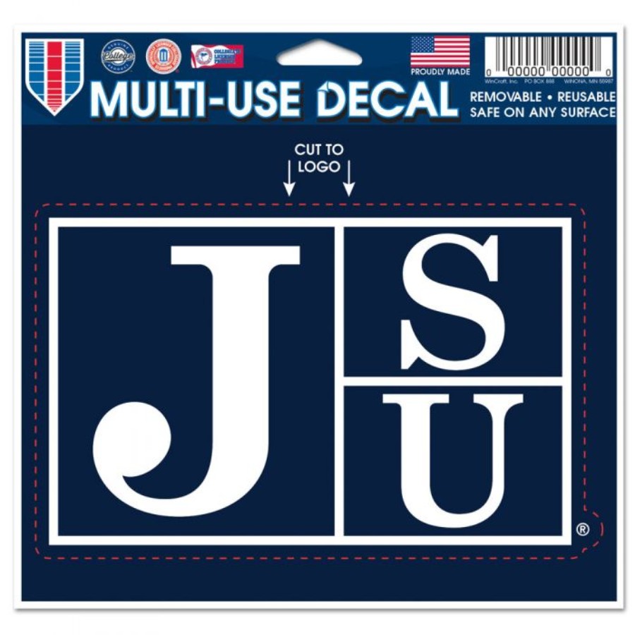 Jackson State University Tigers - 4.5x5.75 Die Cut Ultra Decal at ...
