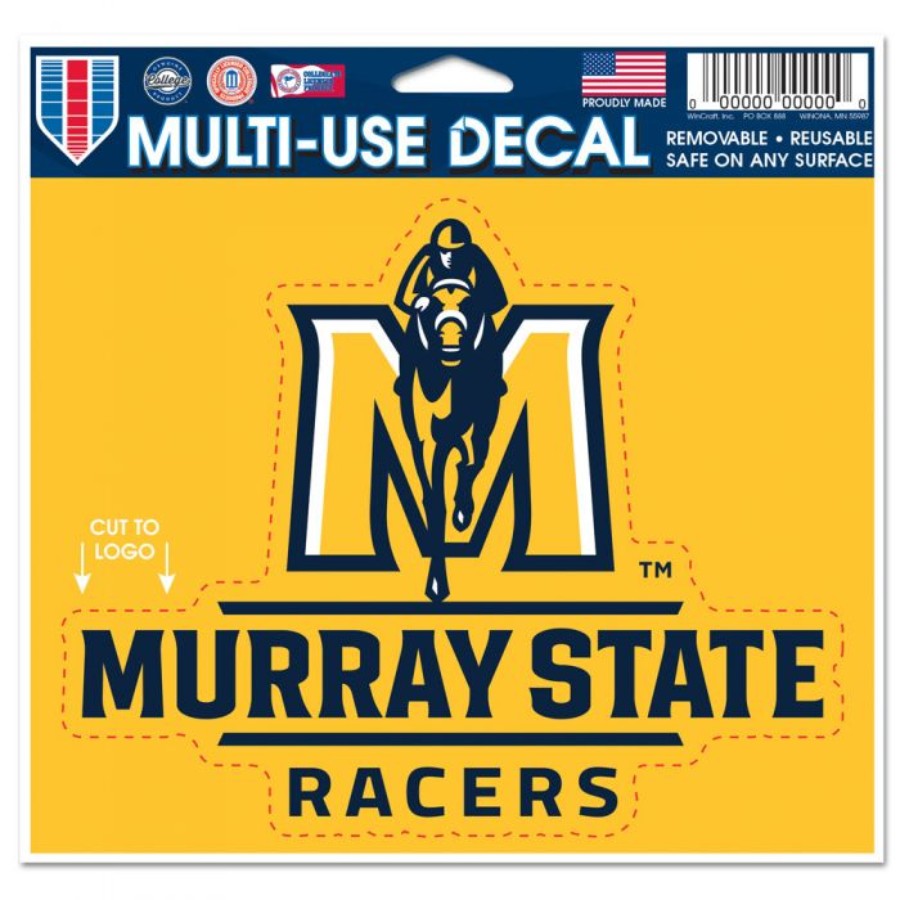 Murray State University Racers - 4.5x5.75 Die Cut Ultra Decal at ...