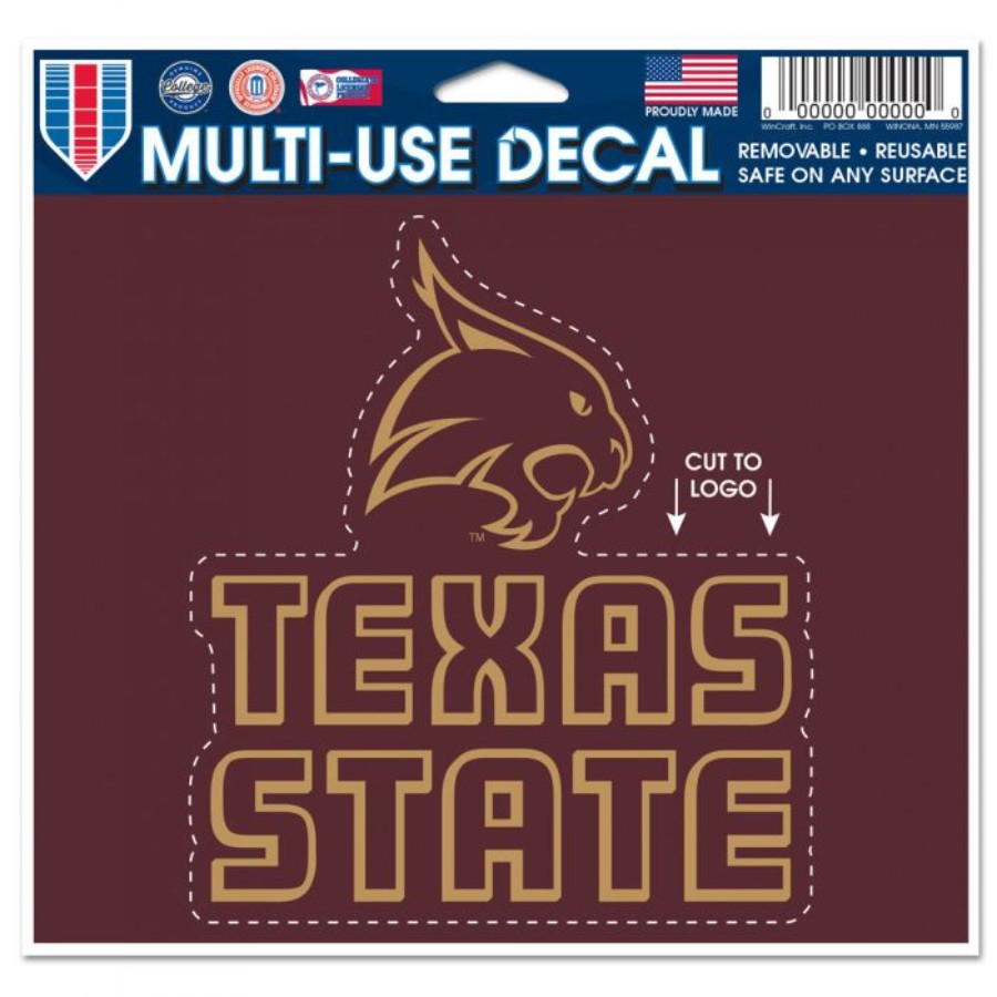 Texas State University Bobcats - 4.5x5.75 Die Cut Ultra Decal at ...