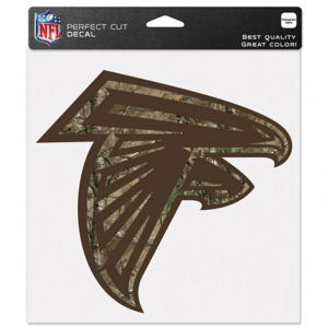 Atlanta Falcons Camouflage - 8x8 Full Color Die Cut Decal at Sticker Shoppe