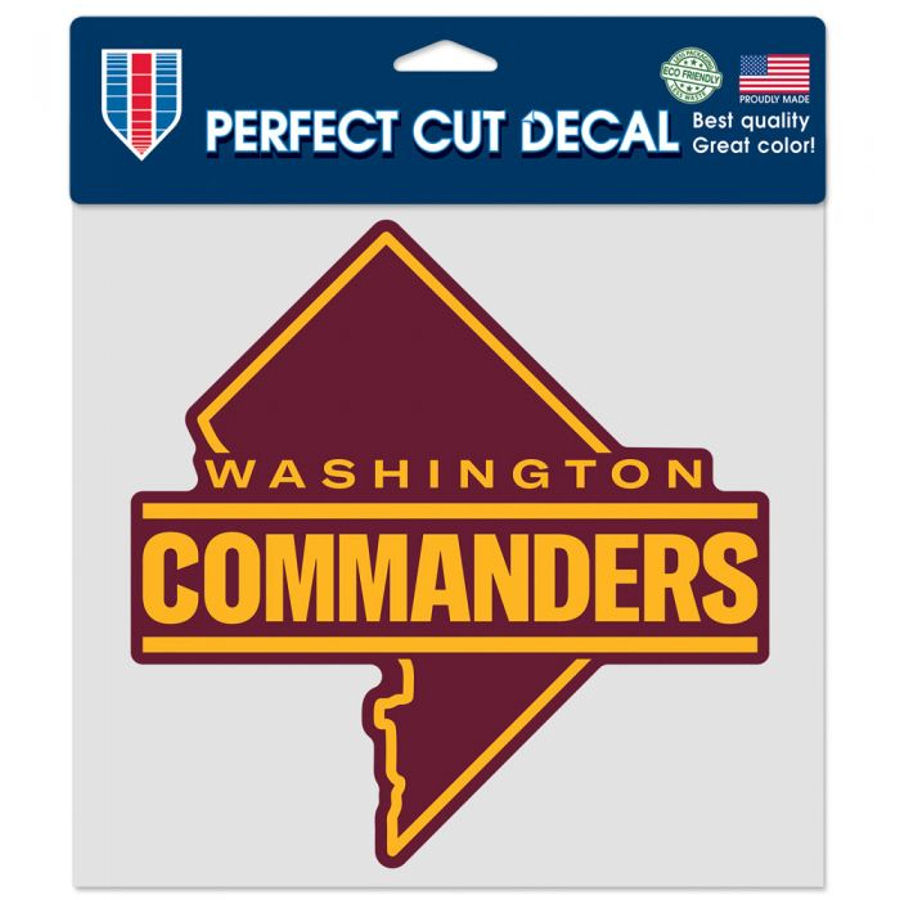 Washington Commanders Home District Washington D.C. - 8x8 Full Color ...