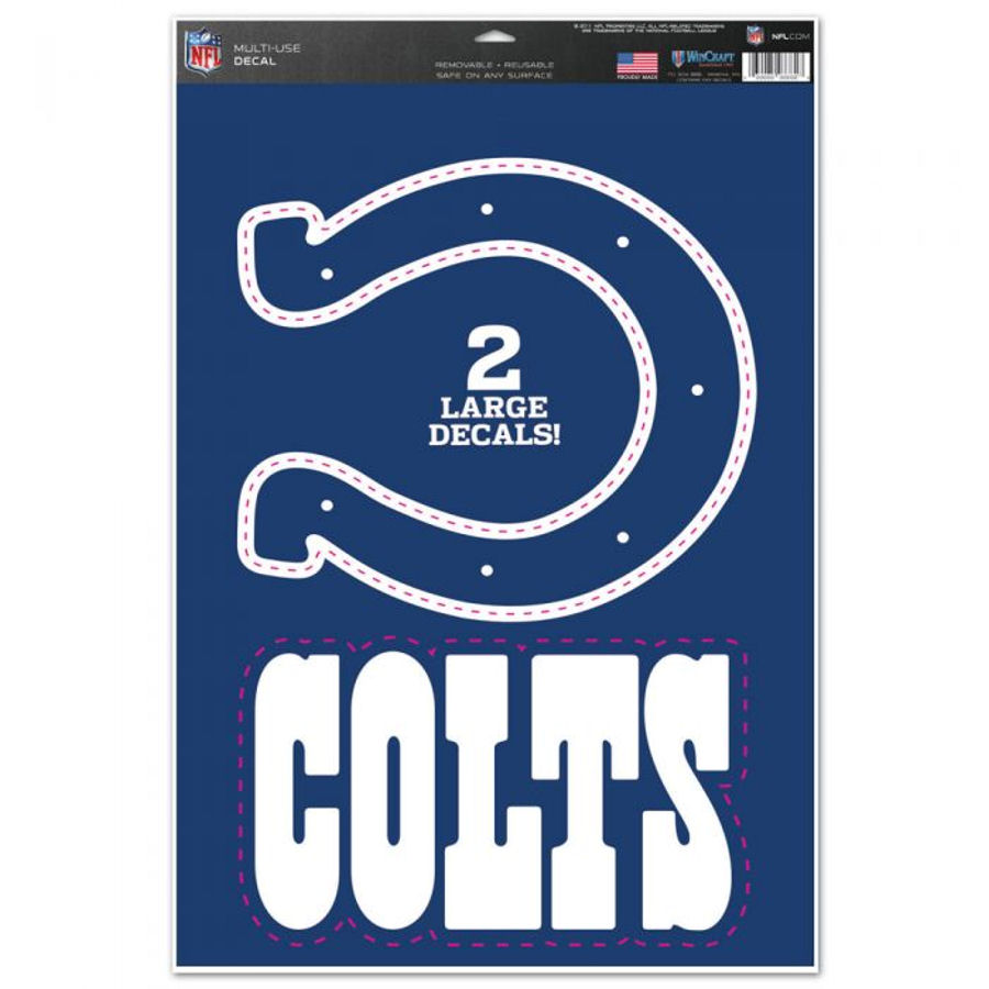 Indianapolis Colts - Set Of 2 Ultra Decals at Sticker Shoppe