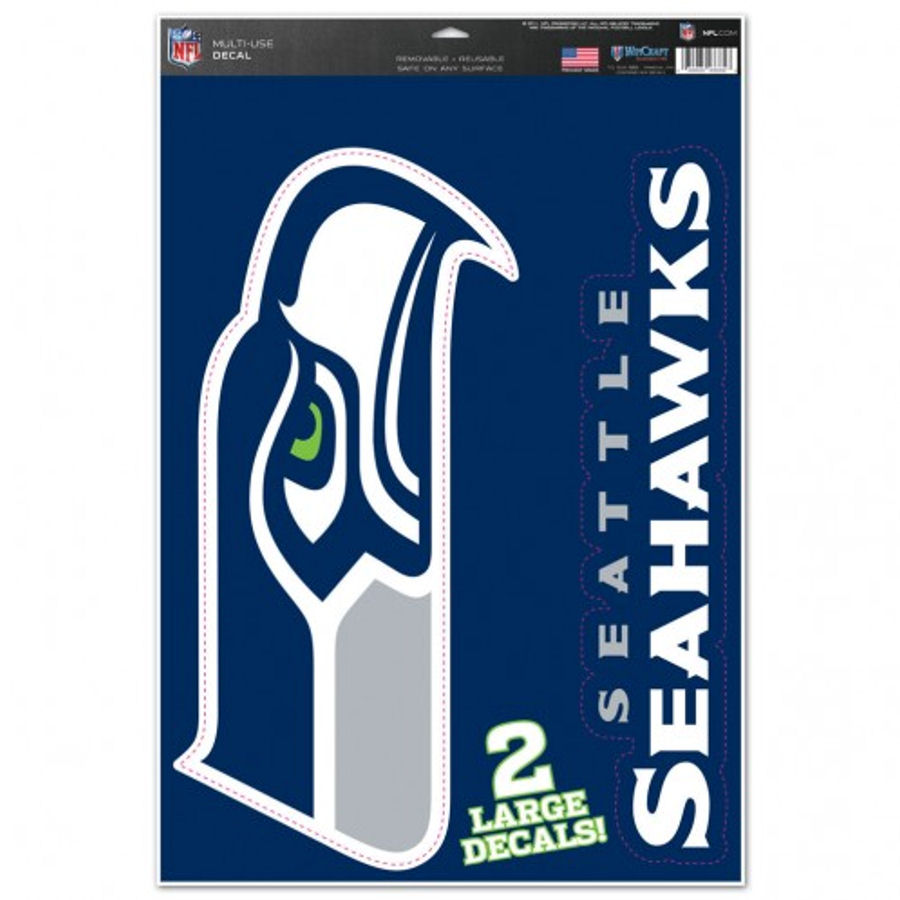 Seattle Seahawks - Set Of 2 Ultra Decals at Sticker Shoppe