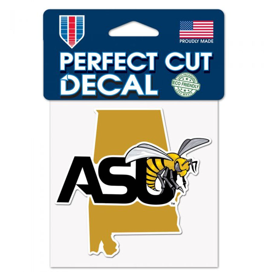 Alabama State University Hornets Home State Alabama - 4x4 Die Cut Decal ...