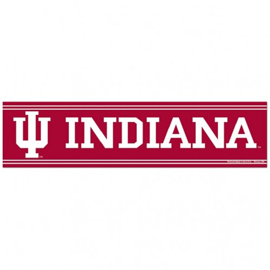 Indiana University Hoosiers - 3x12 Bumper Sticker Strip at Sticker Shoppe