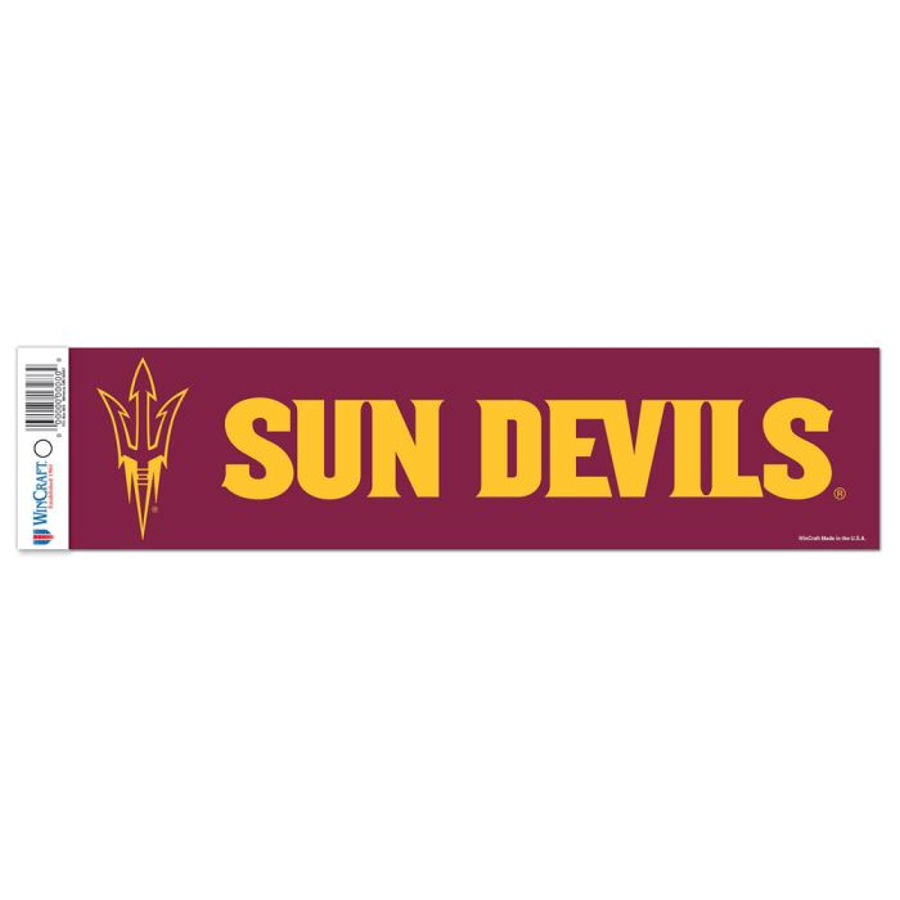 Arizona State University Sun Devils - 3x12 Bumper Sticker Strip at ...